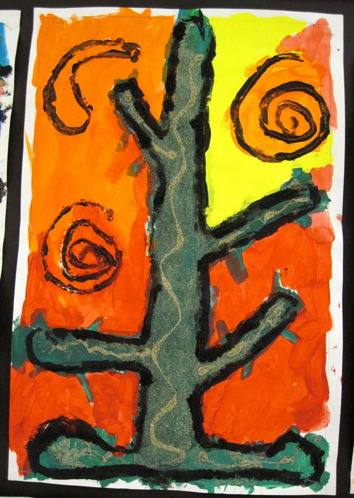 There's a Dragon in my Art Room: Trees, Texture, & Van Gogh
