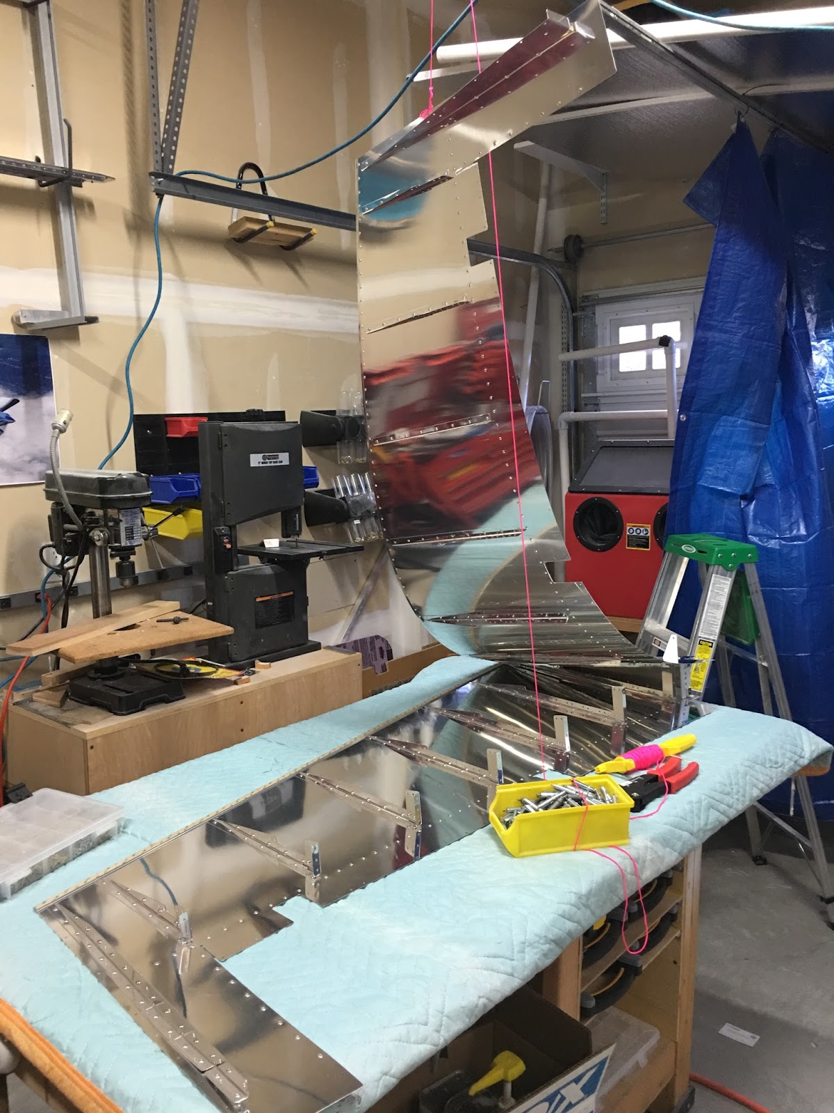 Darin's RV Blog: More rudder work and a wing kit