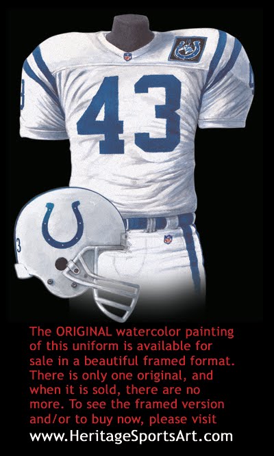 Indianapolis Colts Uniform and Team History | Heritage Uniforms and ...