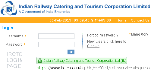 Irctc Login Page How To Register & login To IRCTC - Booking Train ...