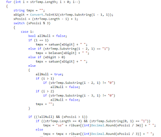Tutorial CSharp : Membuat Fungsi Terbilang C# - HTML