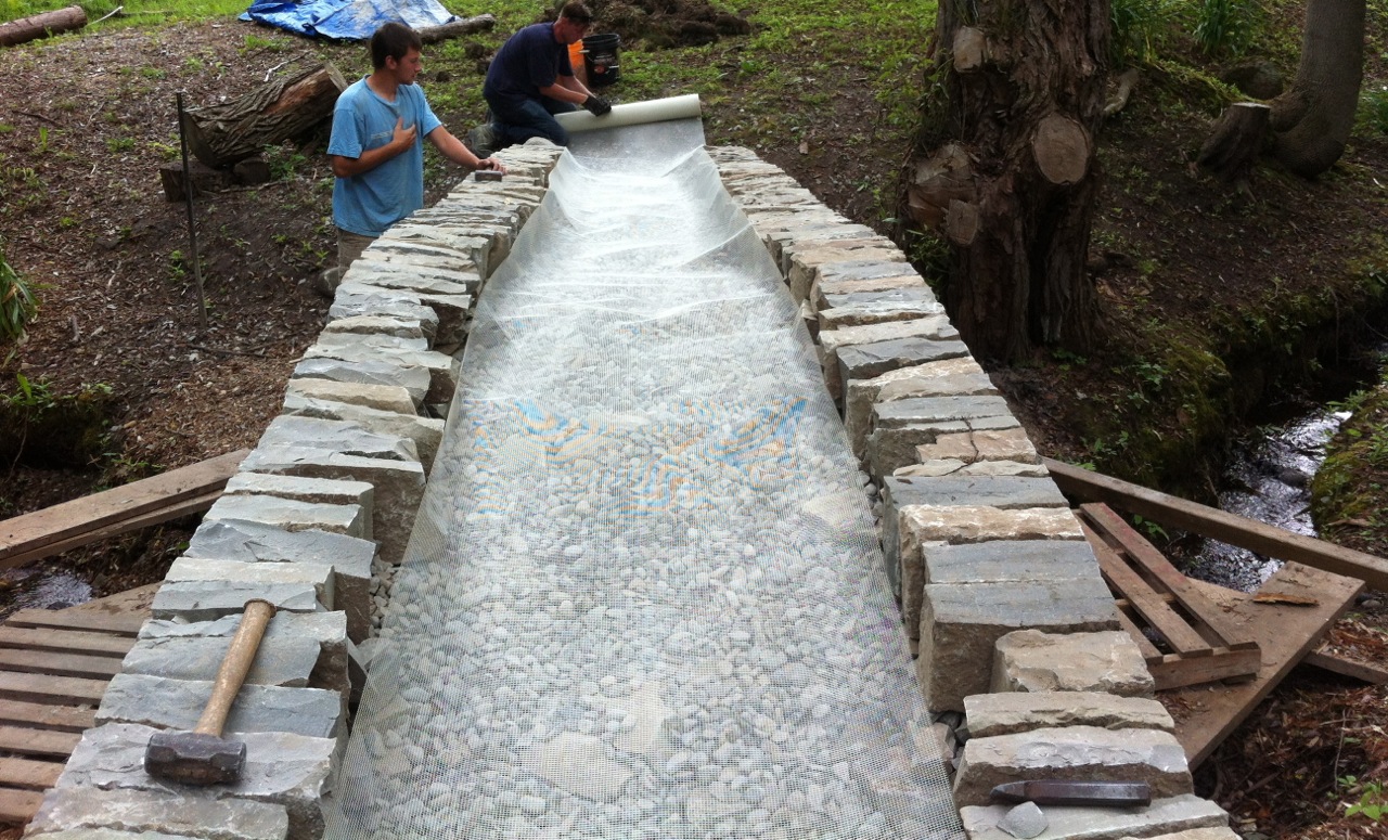 Thinking With My Hands: Building a dry stone bridge- Part 14