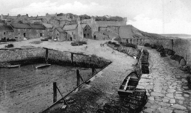 Tour Scotland: Old Photograph Harbour Crail East Neuk Of Fife Scotland