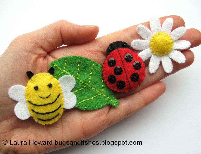 Ladybug Felt Pattern