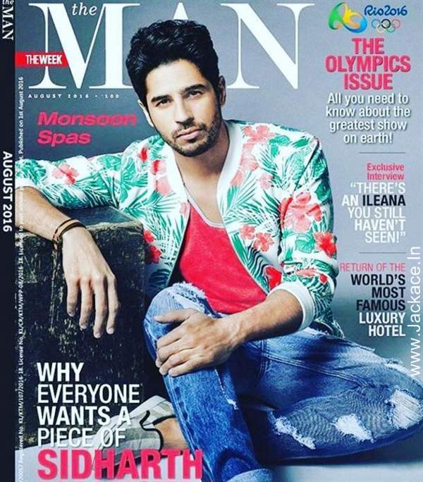Uber Cool Sidharth Malhotra On The Cover Of Man Magazine | Jackace ...