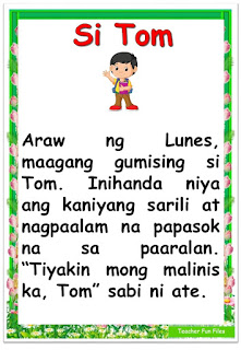 Teacher Fun Files: Tagalog Reading Passages 4