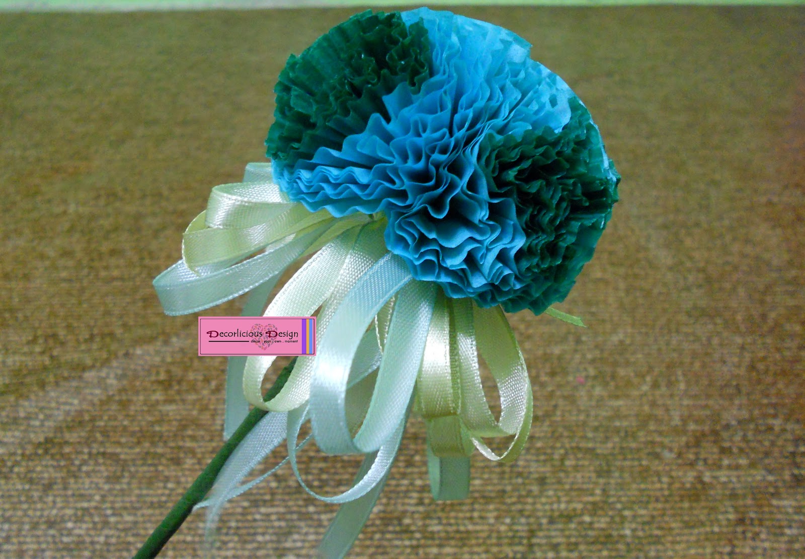 Decorlicious Design: BUNGA TELUR : 2 Warna dalam 1 Bunga