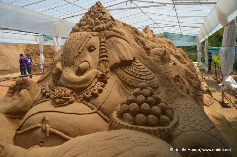 Sand Sculpture Museum Mysore Dasara - eNidhi India Travel Blog
