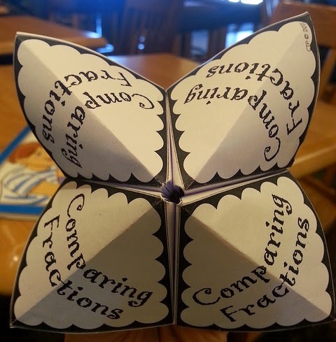 Day's Class Notes: Math Cootie Catchers