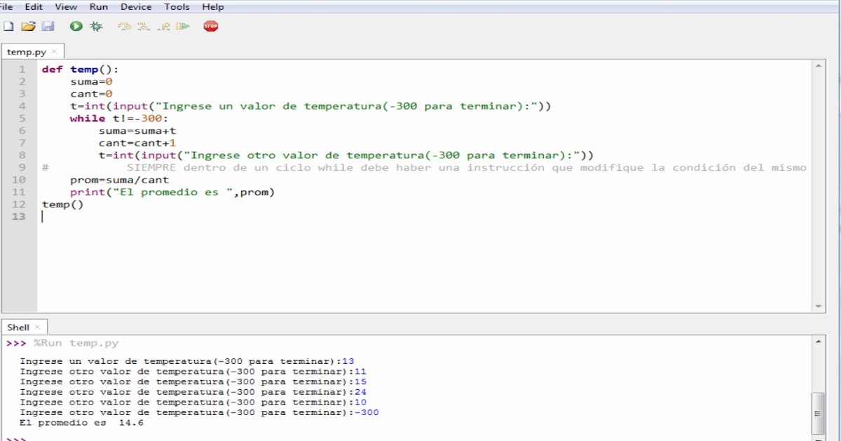 Curso de Python: 1.13 Contadores y Acumuladores