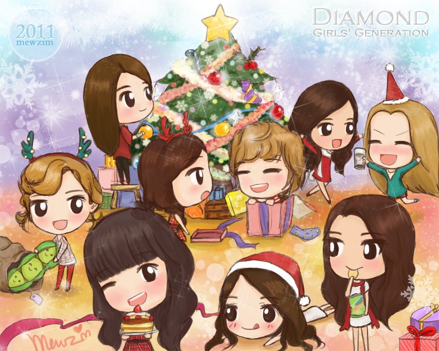Dinny Sii Westlifer's ( SONE & Skandarians): SNSD Cartoon (CHIBI)