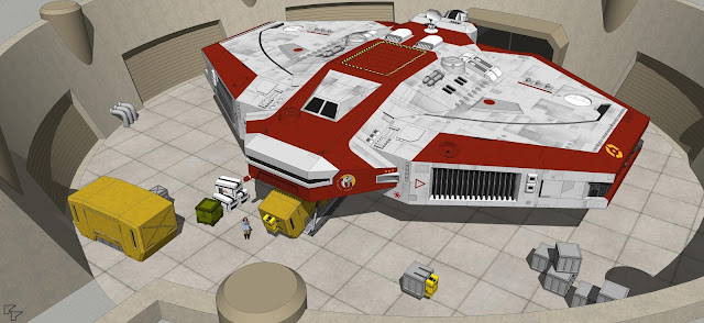 Traveller rpg starship deck plan sharptooth class - jawerprop