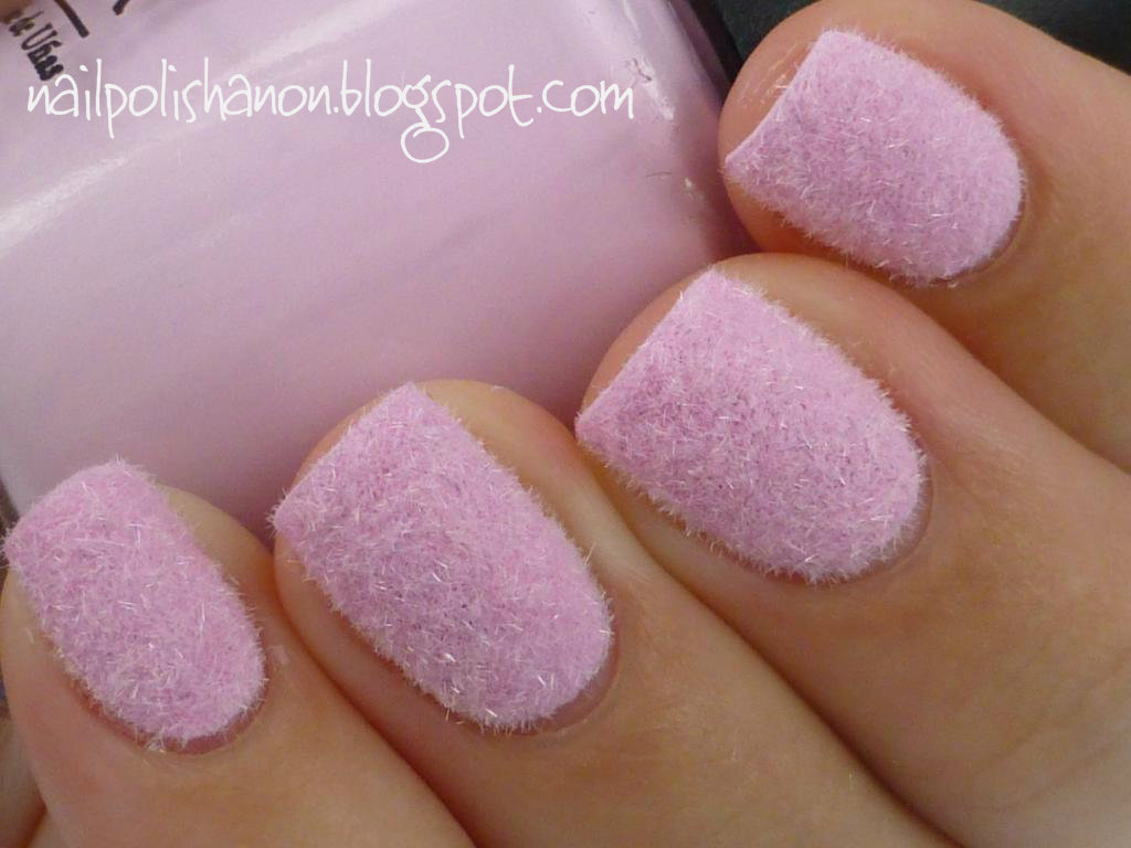 Nail Polish Anon: Velvet Manicure with Born Pretty Store Flocking ...