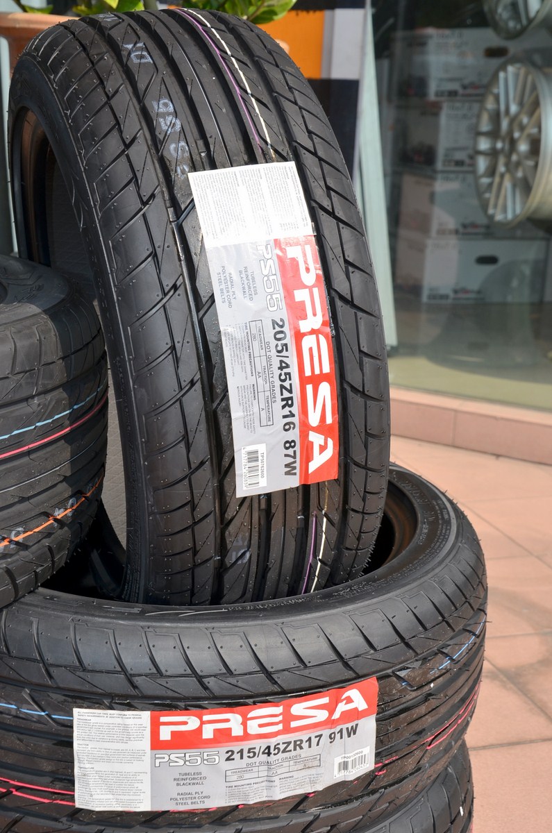 Tyre and Rims (H2O One Stop Sdn. Bhd.): PRESA Tyres PS01 and PS55 Photo ...