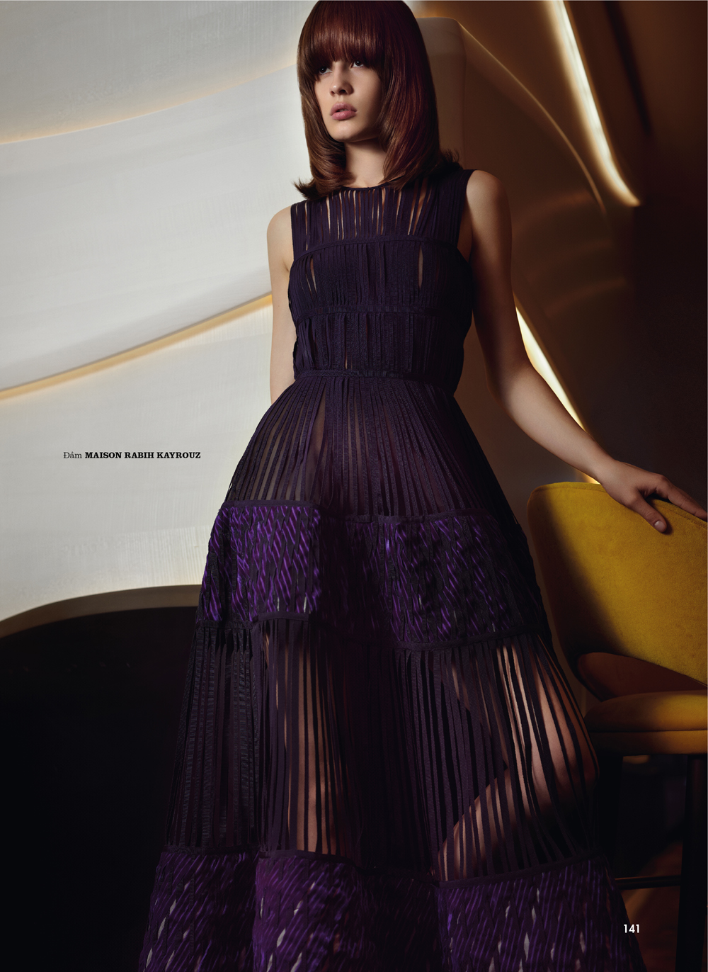 Daniela Didenko in Elle Vietnam October 2019 by Benjamin Kanarek