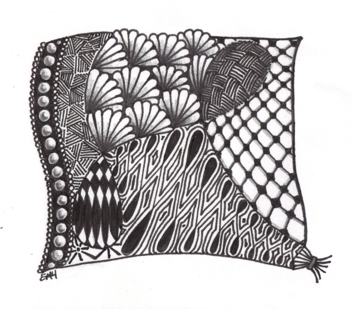 Cut'n It Up... And Sewing It Back Together!: Zentangle Inspired Art Gallery