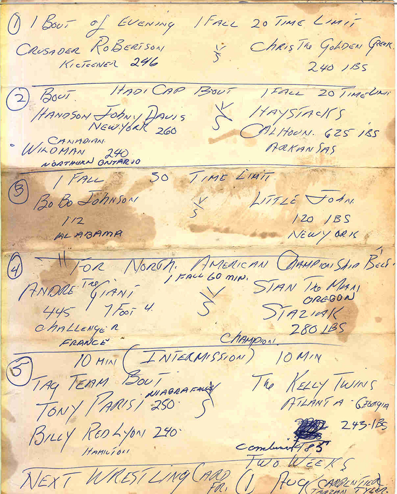 Maple Leaf Wrestling.com: Ed White aka 'Handsome Johnny Davis'