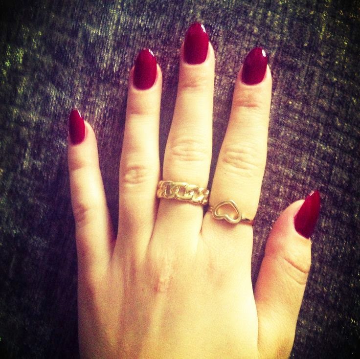 Almond Acrylic Nails Red Nail Art And Tattoo Design Ideas For Fashion