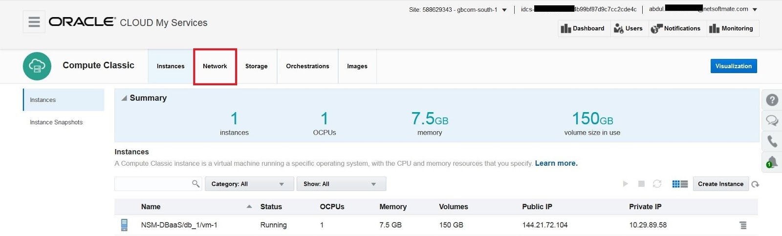 Netsoftmate Technical Blog : Step 9 - Oracle DBCS : Manage Network Security Netsoftmate Technical Blog : Step 9 - Oracle DBCS : Manage Network Security