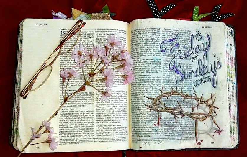Illuminated Journaling: It's Friday...But Sunday's Coming
