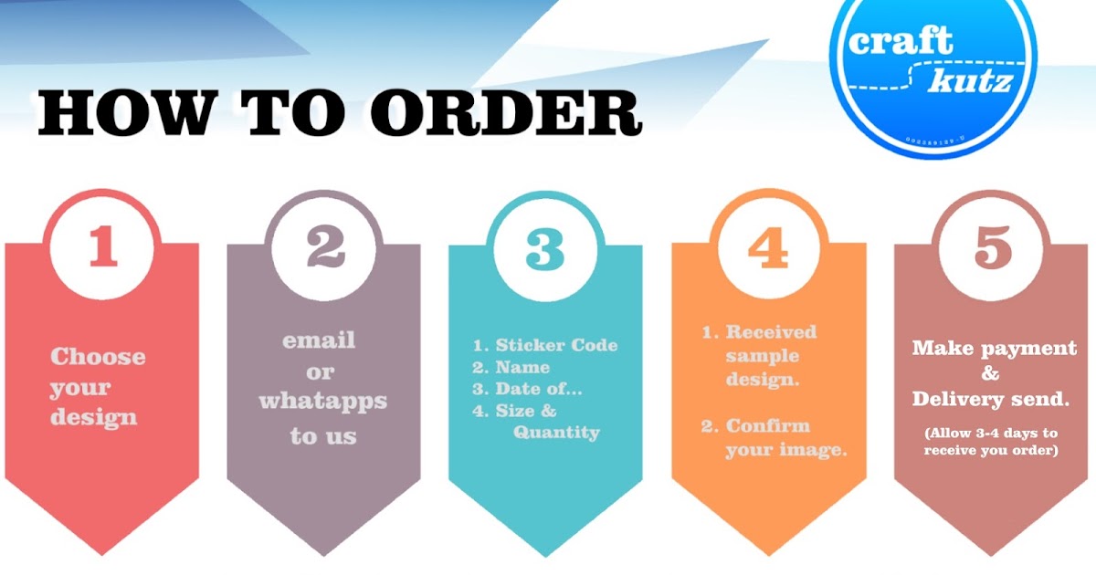 How to Order: ~ Craft Kutz