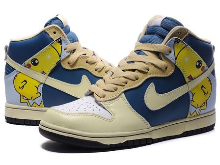 Pikachu Nike Dunks/Nike Dunk High Top Pikachu Pokemon Yellow: Pikachu ...