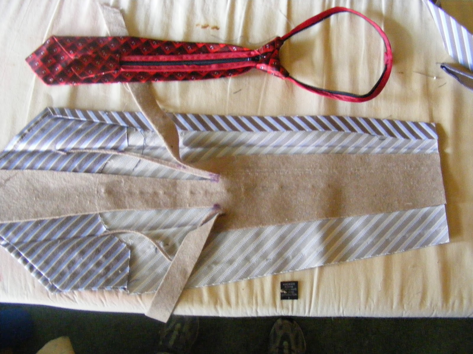 How I Turned a Man's Tie Into a Boy's Tie Without Using A Sewing ...