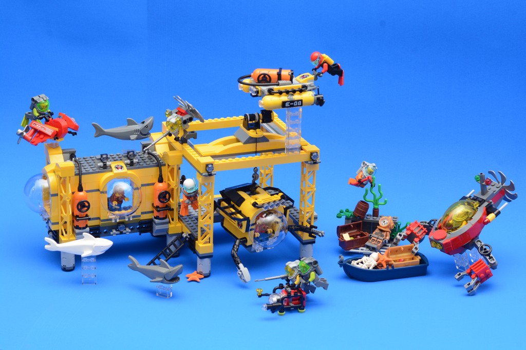 Lego 60096 Deep Sea Operation Base 深海探險指揮基地 開箱報告 - 魯蛇實驗室