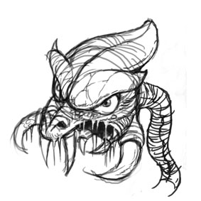 Painting with paperless: TUTORIAL MEMBUAT KEPALA MONSTER