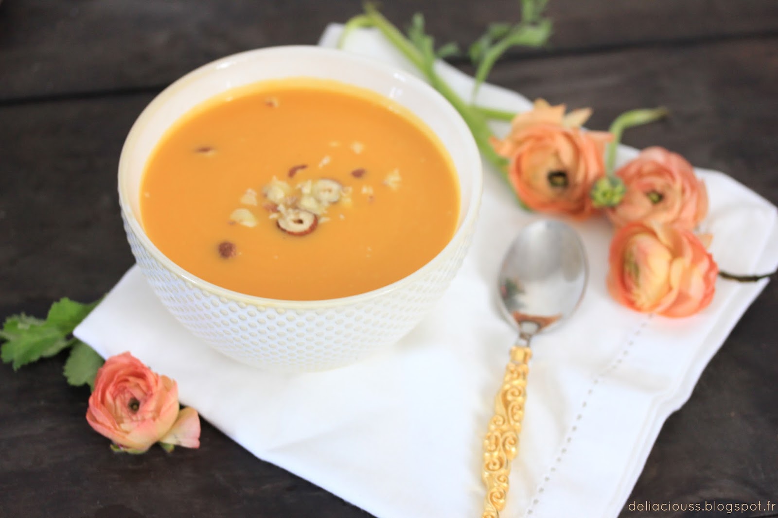 Velouté Carotte, coco et butternut
