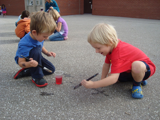 Joyful Learning in the Early Years: Coloured Water Painting