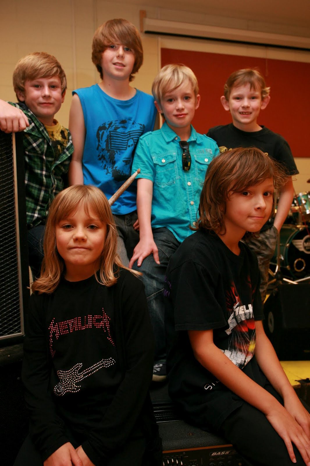 Zoe Thomson: rehearses with the mini band