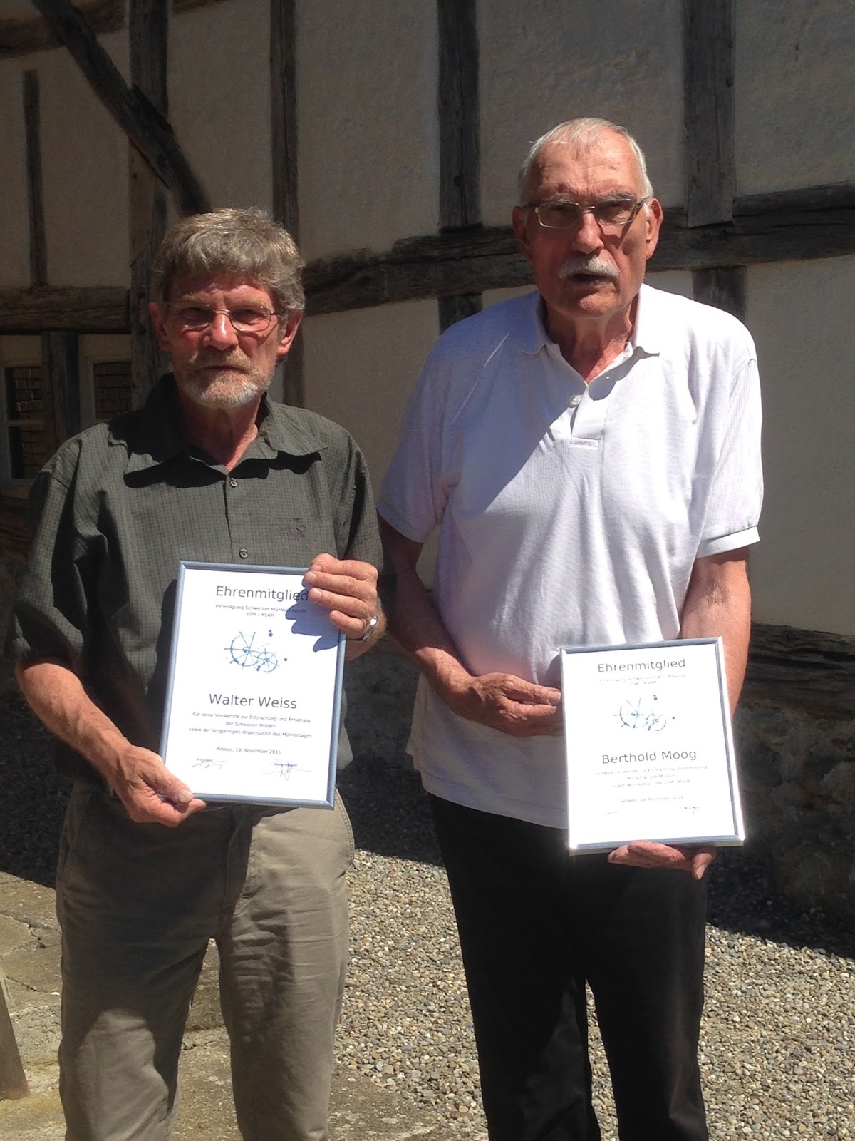 Historische Mühlen - Moulins Historiques - VSM/ASAM: April 2018