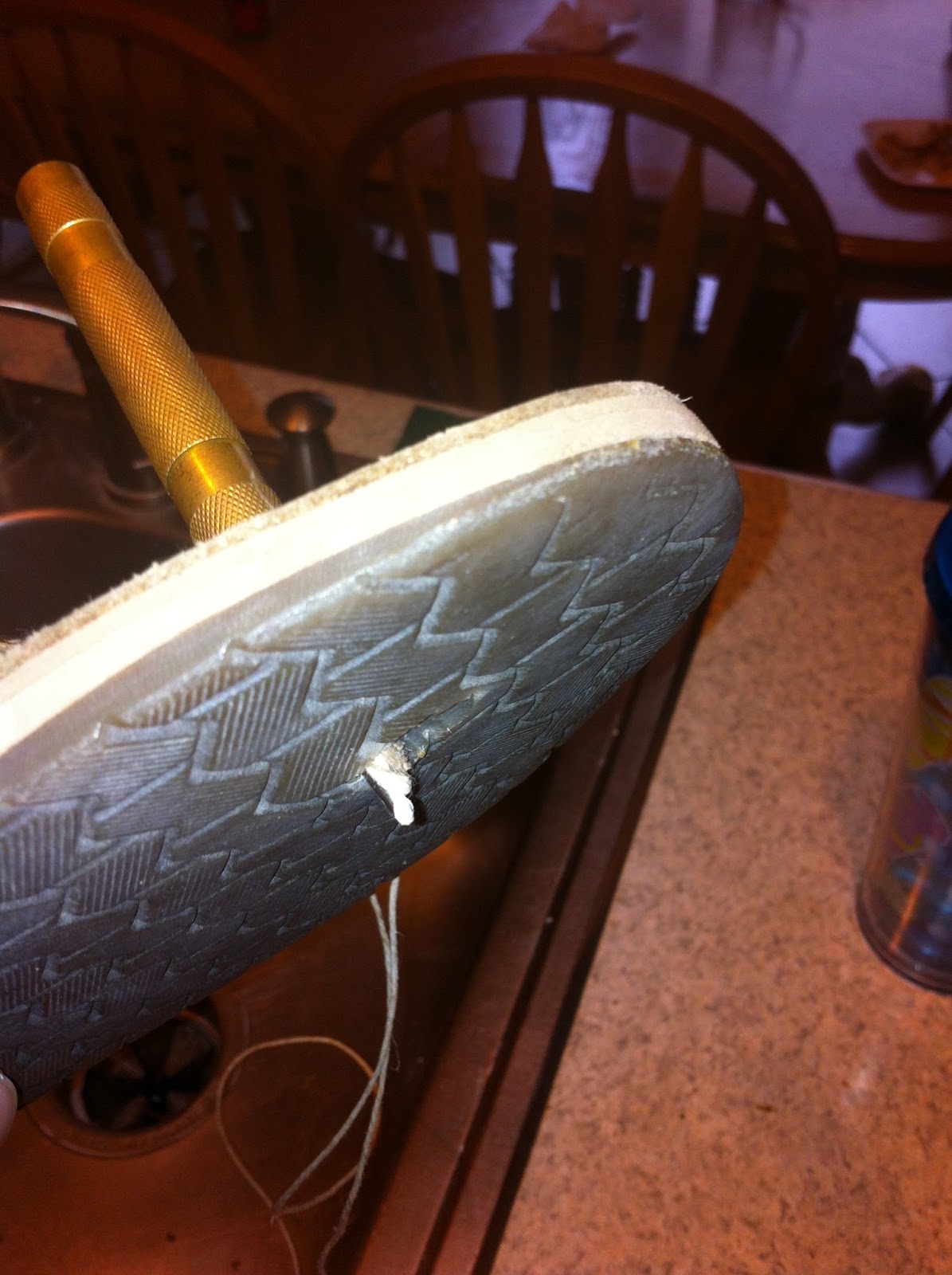 Verbalized Mayhem: Fixing a Broken Sandal