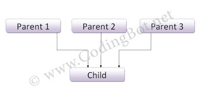 Multiple Inheritance And Its C++ Program - Coding Bot