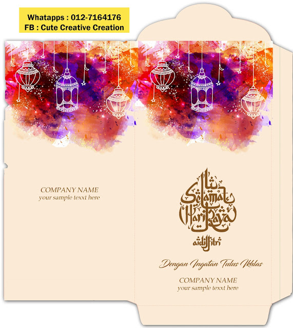 design sampul raya cantik
