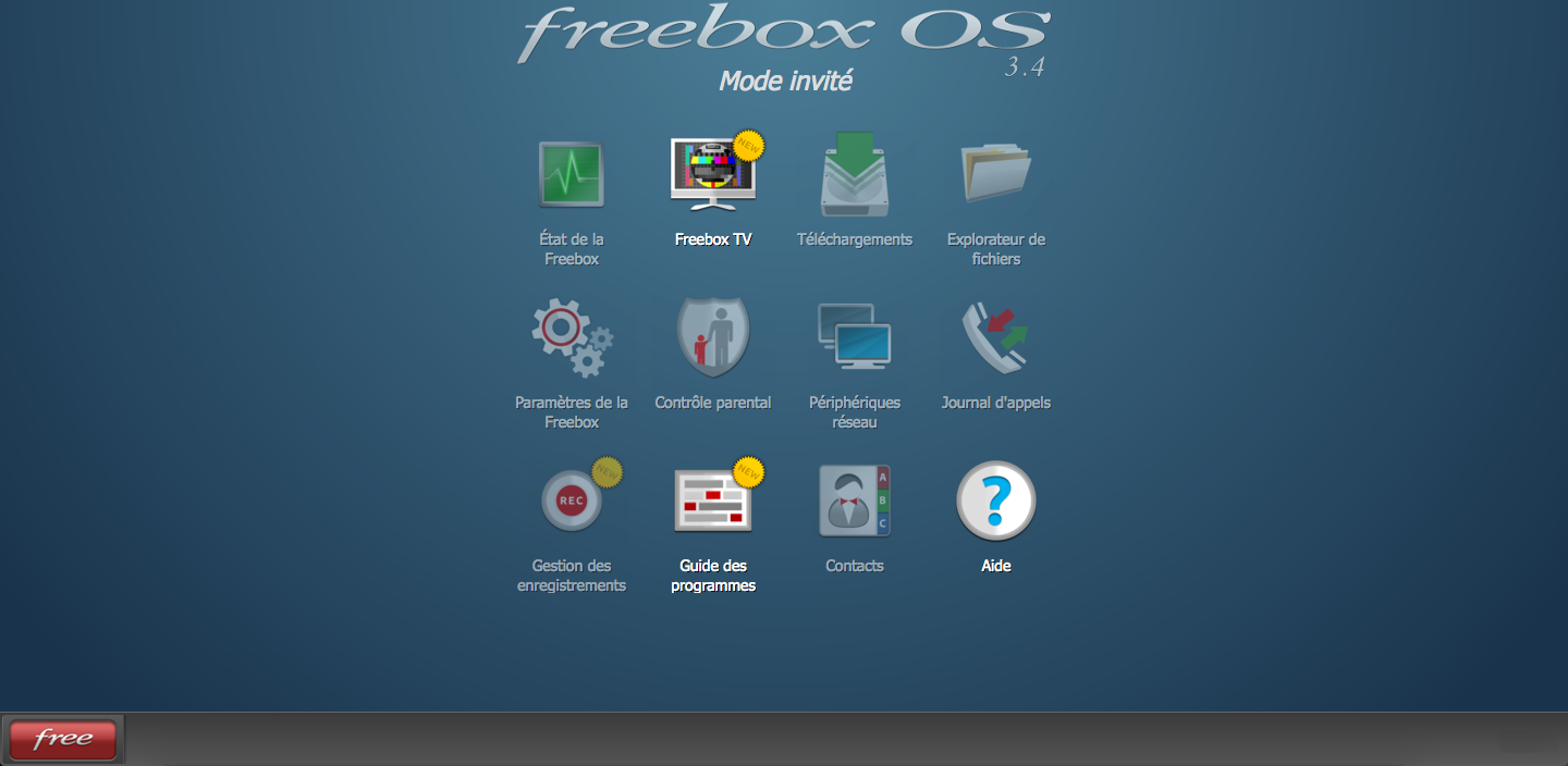 Introduction à Freebox OS : première utilisation.