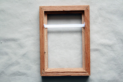 The Creative Place: DIY :: Fabric Scrap Wrapped Frame