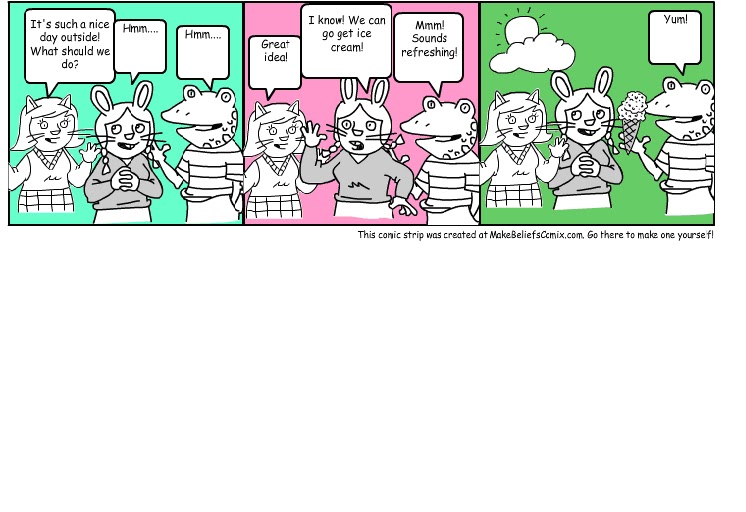 Katherine's Blog: Make Beliefs Comix and Pixton Comics