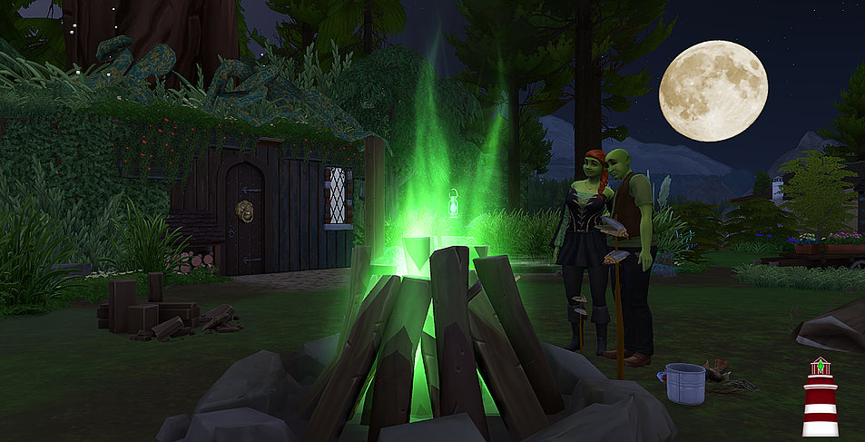 Shrek's Swamp House | Sims 4 Houses