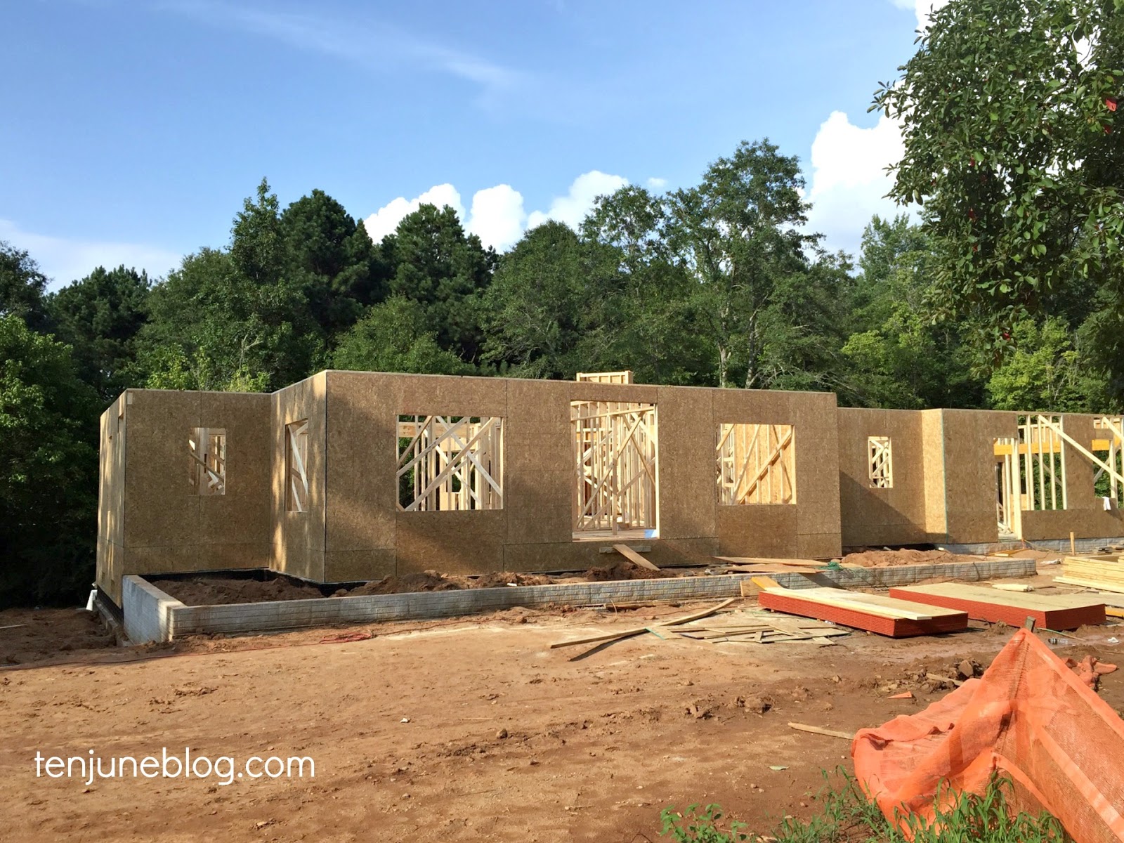 Ten June: Building Our House: Framing