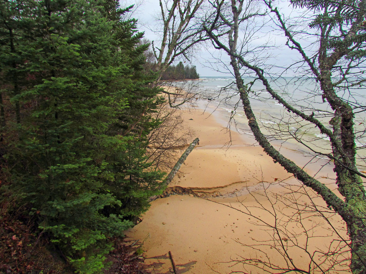 The Agatelady: Adventures and Events: Log Slide to Au Sable Point Hike ...