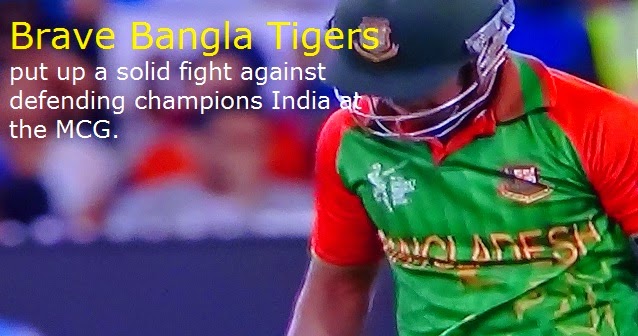 Who Will Win The Cup?: CWC15 - Brave Bangla Tigers Bow Out Heads Held High