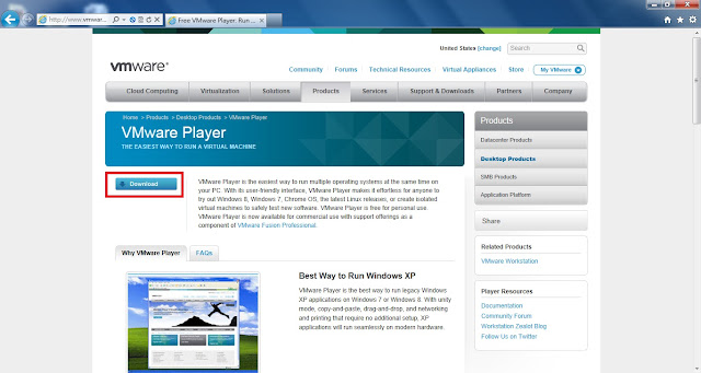 『教學』虛擬機器 VMware Player 5.0 下載與安裝。