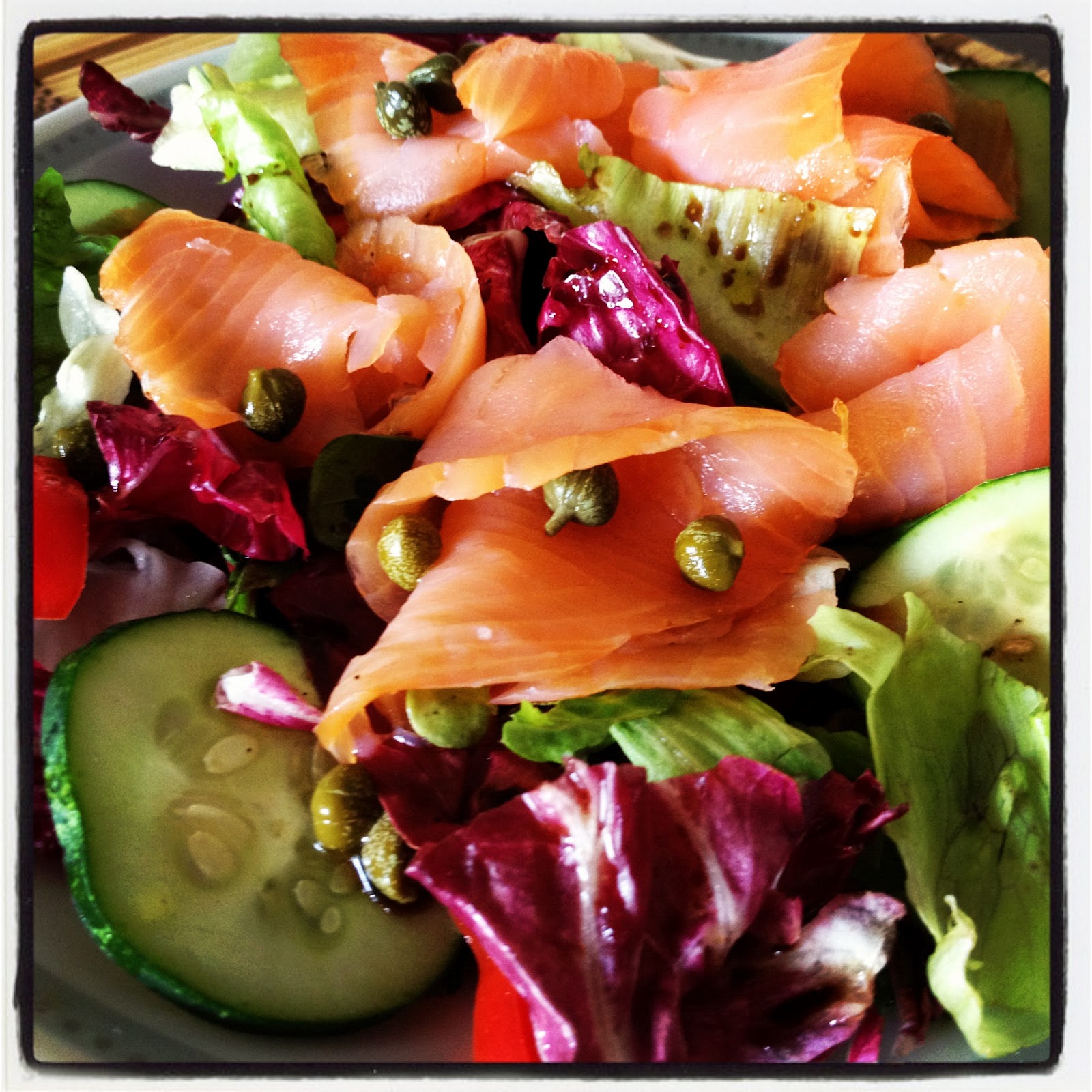Cooking with love: Salata cu somon afumat / Smoked salmon salad
