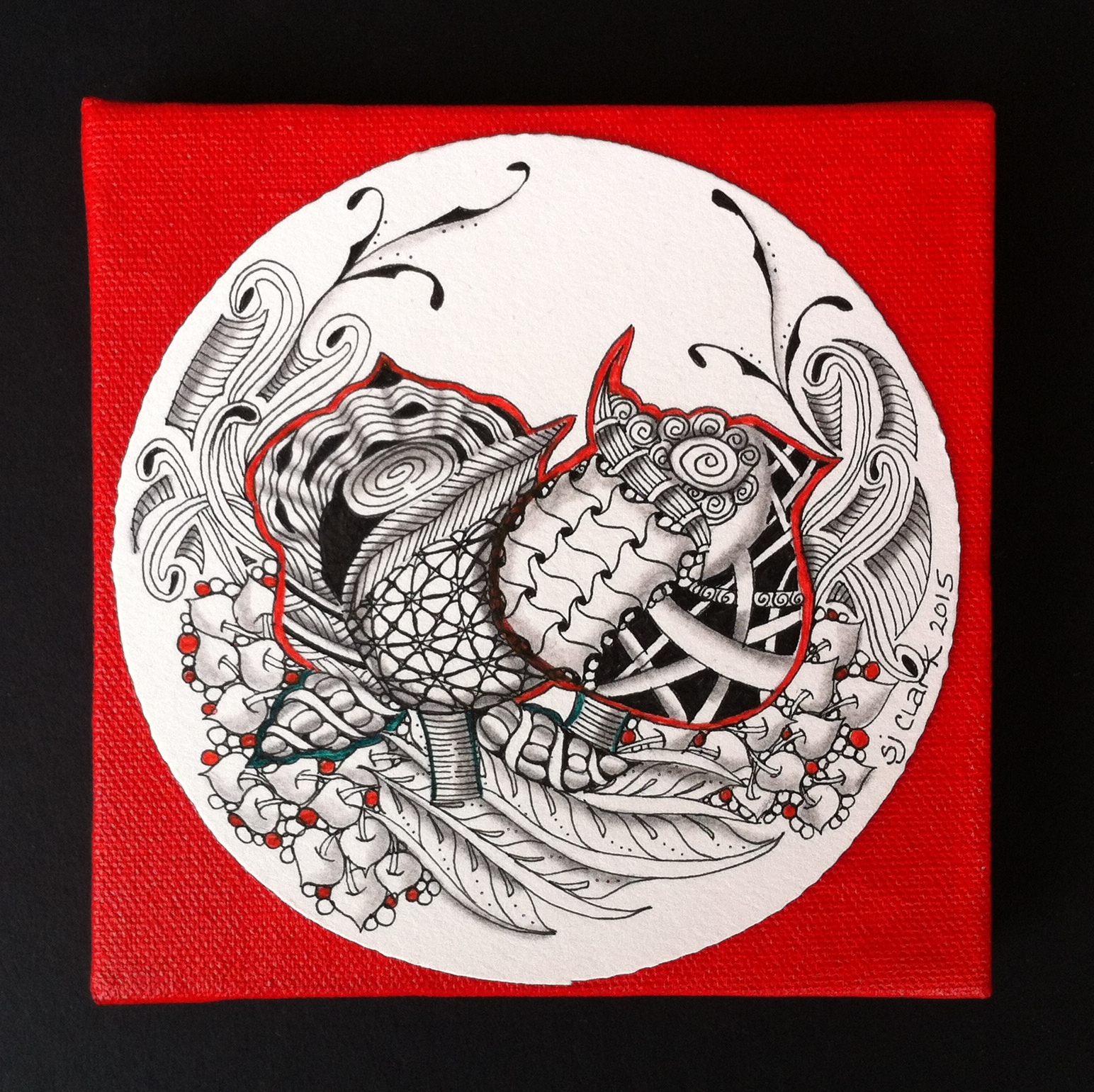 Tangled Ink Art : 65 Roses