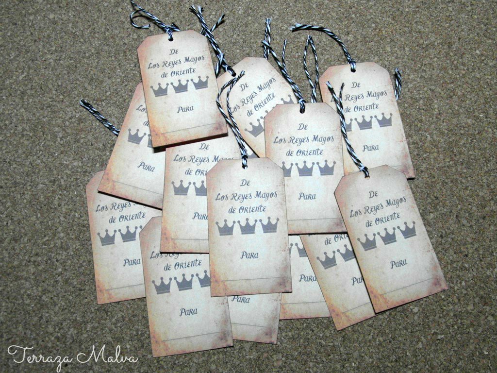 IMPRIMIBLE: ETIQUETAS VINTAGE REYES MAGOS / THREE KINGS PRINTABLE TAGS ...