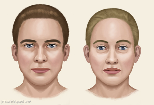 Jeff Searle: Drawing heads: ethnicity