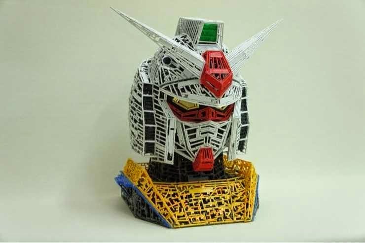 Awesome Gundam Made of Leftover GunPla Runners - Gundam Kits Collection ...