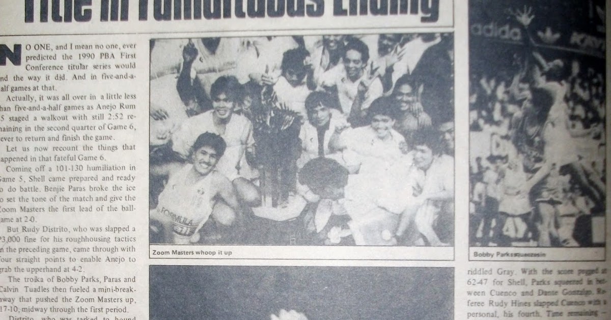 RP Basketball Photos & Articles: Shell's first PBA title and the Anejo ...